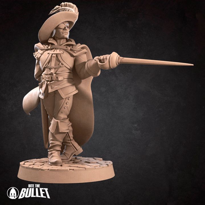 3D Printable Drow Mercenary by Bite the Bullet